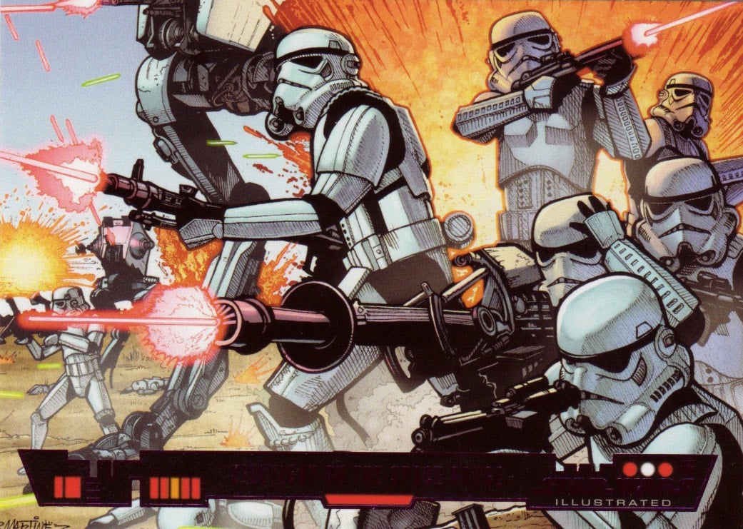 Star Wars Stormtrooper Battle Art